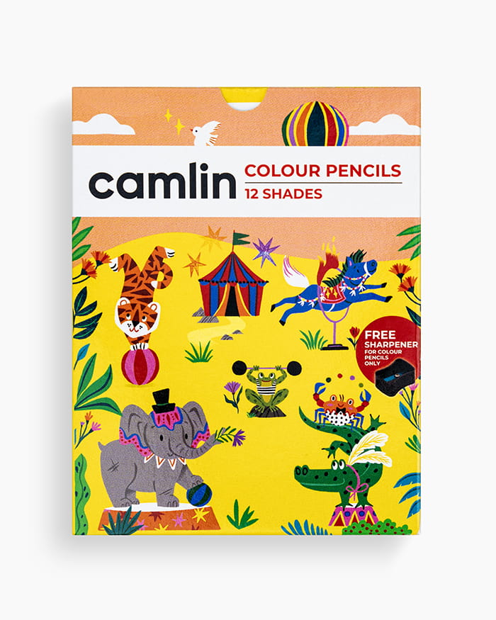 Camel Half size Colour Pencils Set (12 Shades) — Mango