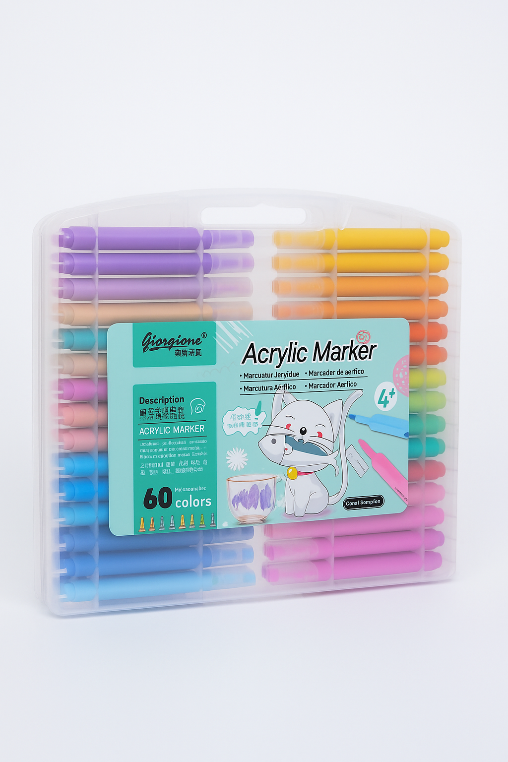 Giorgione Acrylic Marker - 60 Macaron Series Colors — Mango