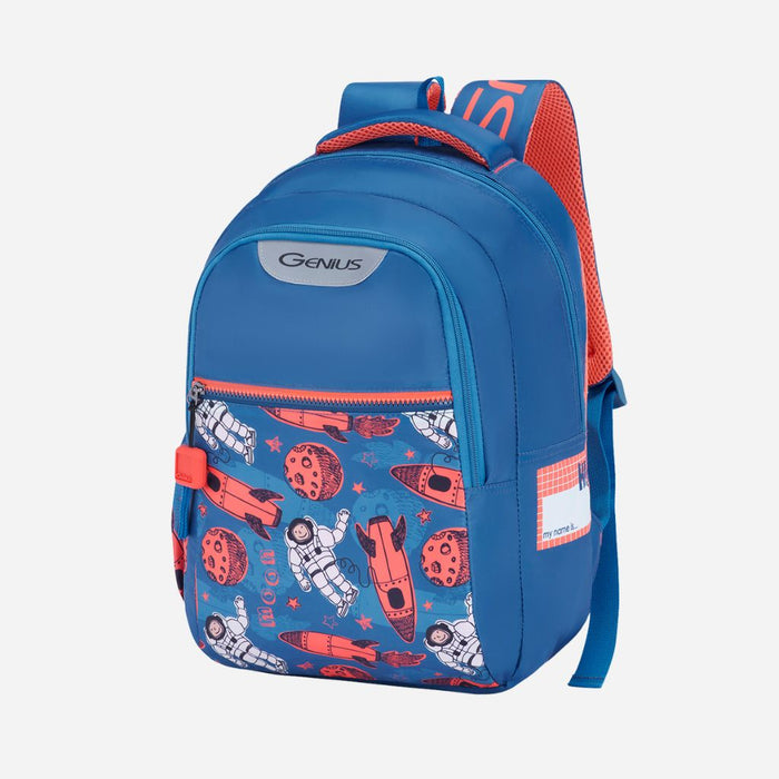 Genius by Safari Astro 23L Blue School Backpack - Blue — Mango