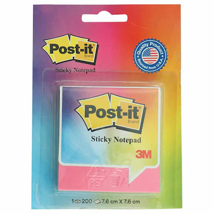 3M Post it Sticky Notepad (7.6 cm x 7.6 cm) — Mango