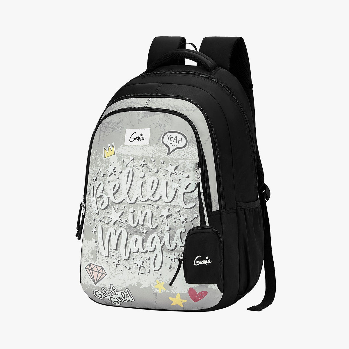 Genie - Magic 36L School Backpack - Black — Mango
