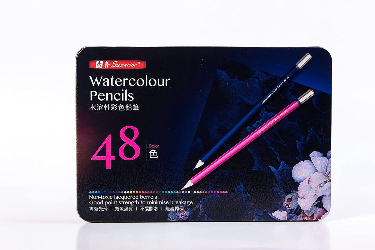 Superior Watercolour Pencils Set Of 48 — Mango