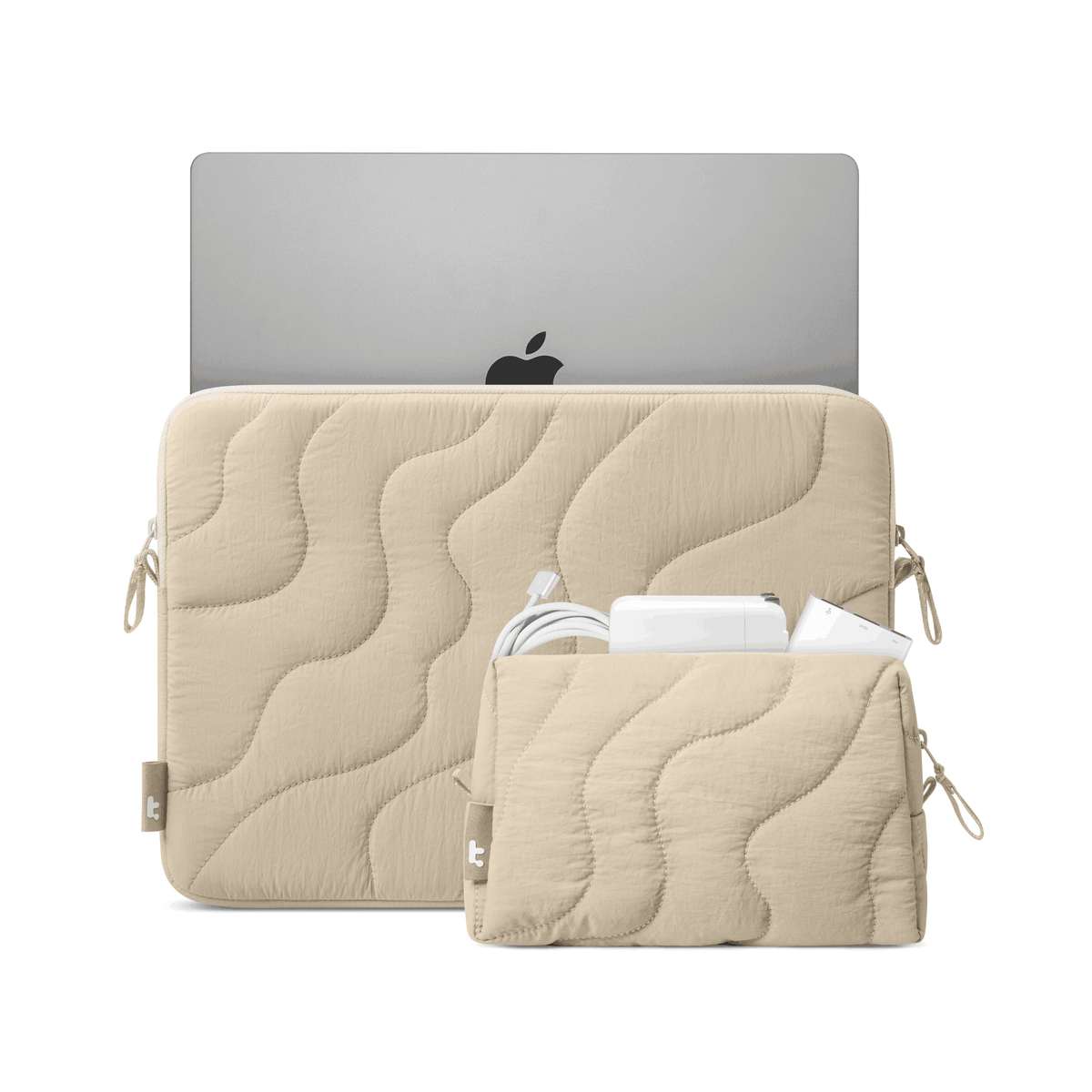 Tomtoc Terra - A27 Accessory Pouch 2L - Natural Sand — Mango