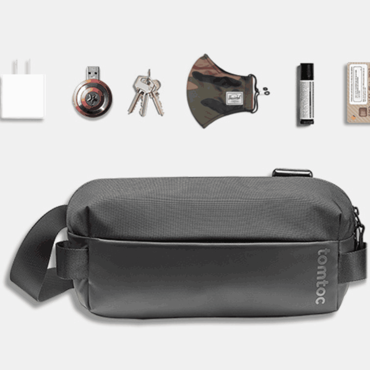 Tomtoc Explorer - T21 Sling Bag S 8.3 inch/3L - Black — Mango