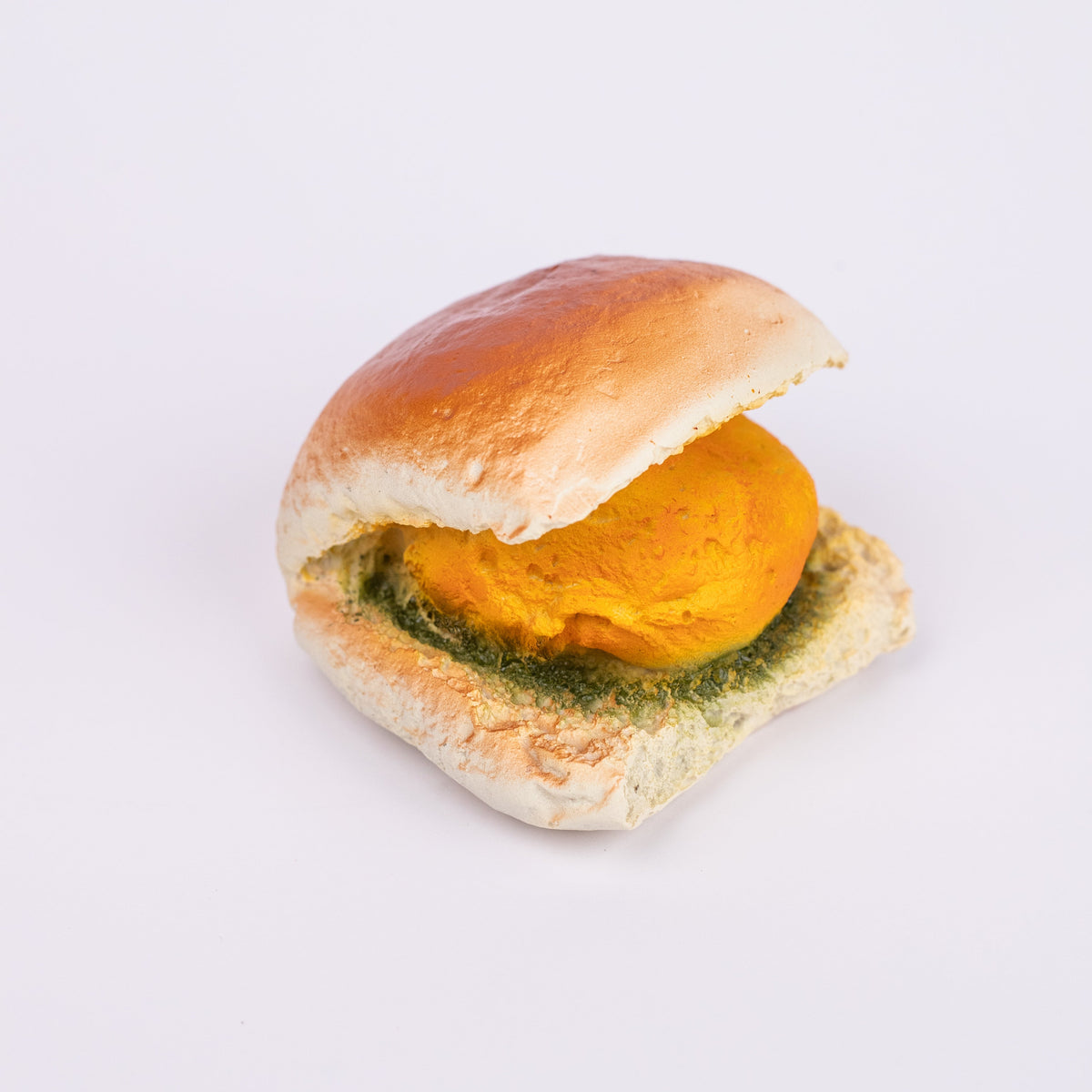 Vada Pav Shape Paper Weight for Office, Showpiece — Mango