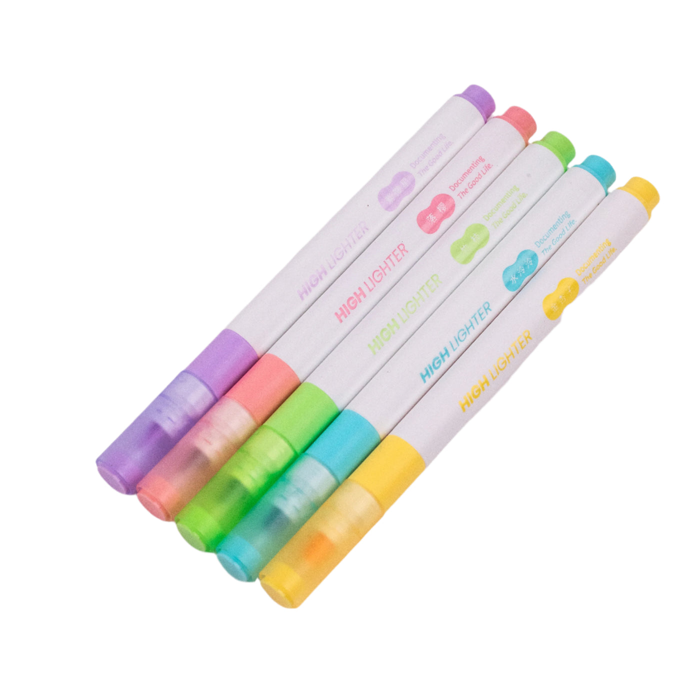 Set of 6 Pastal Color Highlighters — Mango