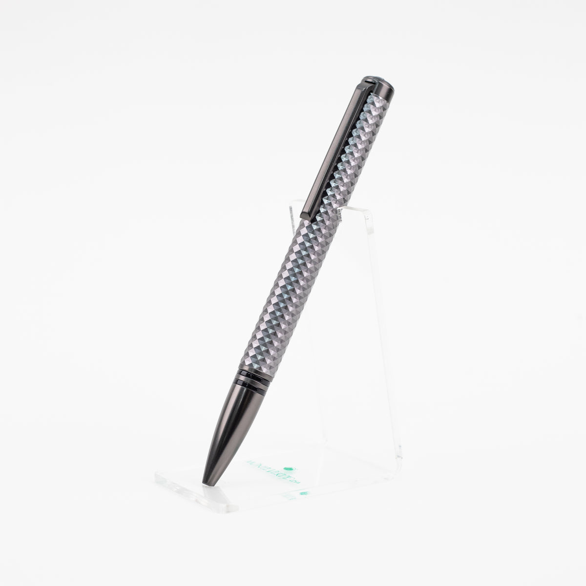 LAPIS BARD Contemporary Torque Ballpoint Pen - Titanium Colour with Sh ...
