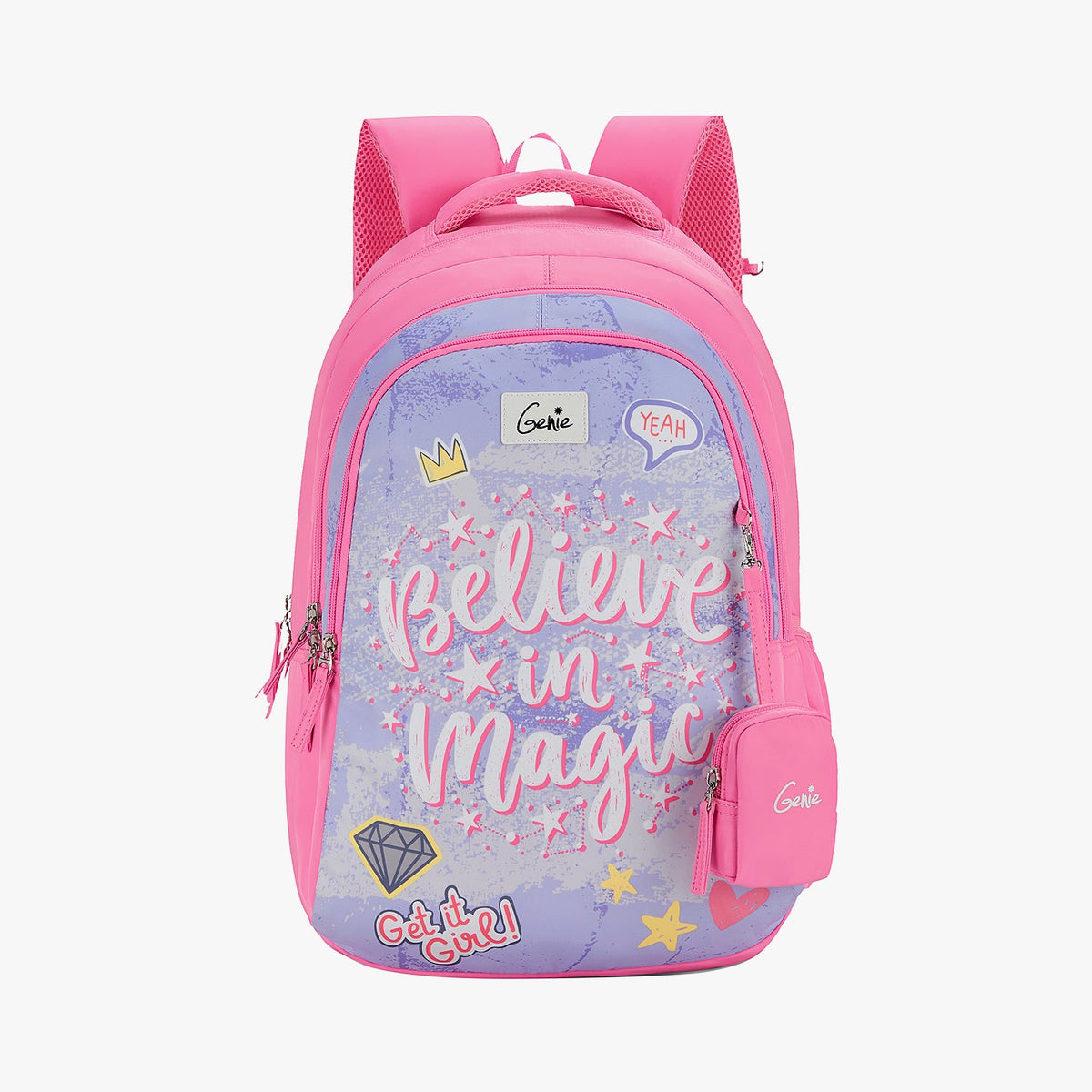 Genie - Magic 36L School Backpack - Pink — Mango