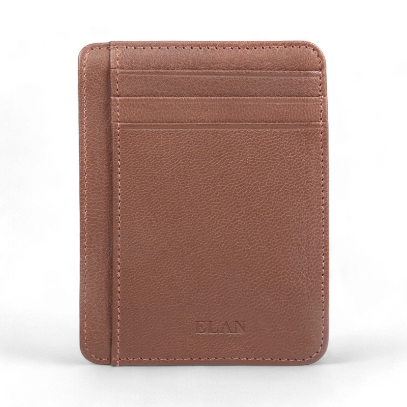 ELAN - EXECUTIVE BASIC CARD HOLDER - Brown — Mango
