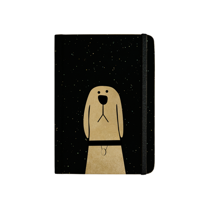 MOOCH – "Shining Dog" A6 Plain Diary | Buff Cartridge — Mango