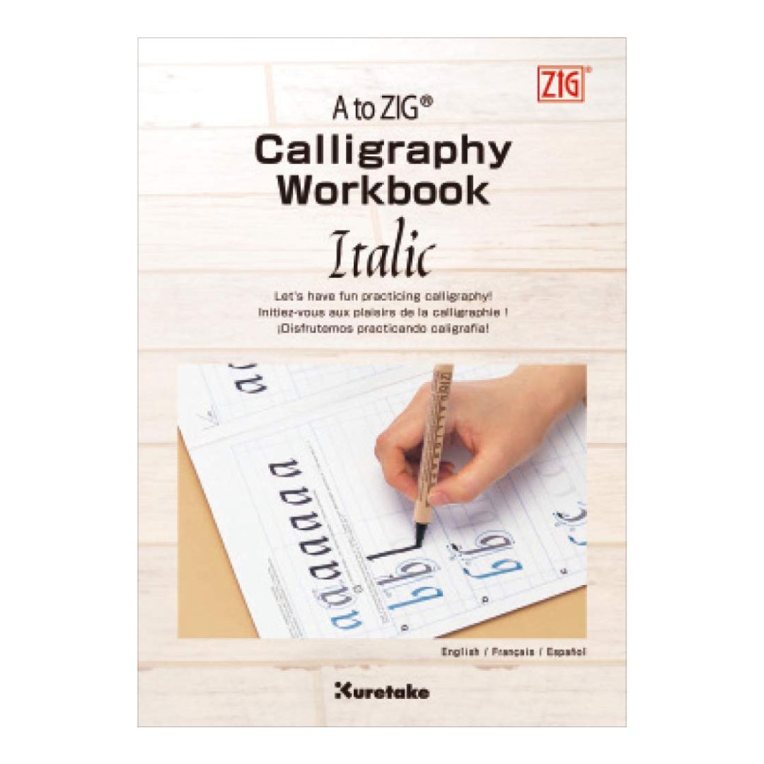 Zig - A to ZIG® Calligraphy Workbook – Italic Practice Guide — Mango