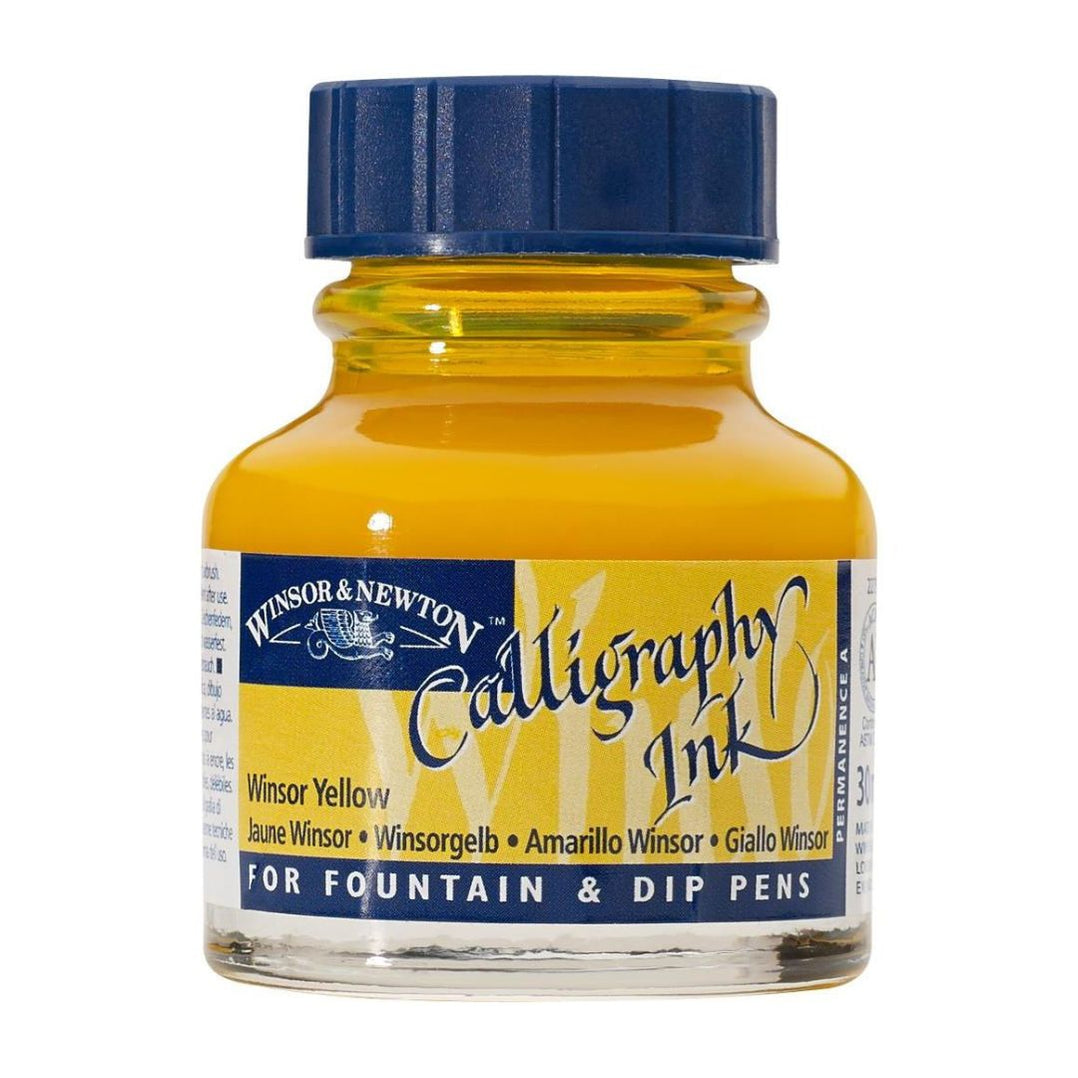 Winsor & Newton Calligraphy Ink – Winsor Yellow | 30 ml — Mango
