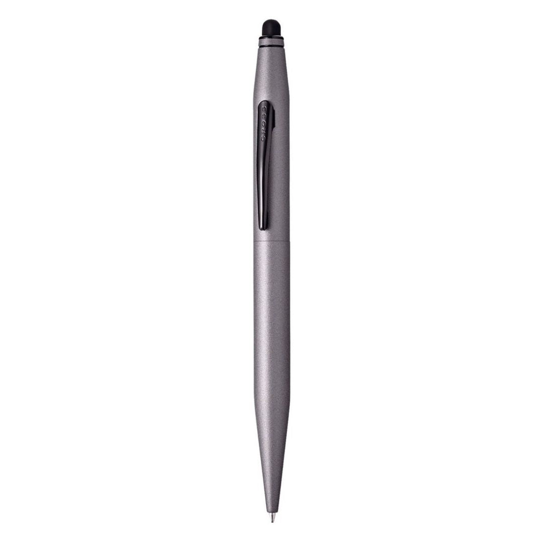Cross Tech2 Titanium Grey Ballpoint Pen with Stylus — Mango