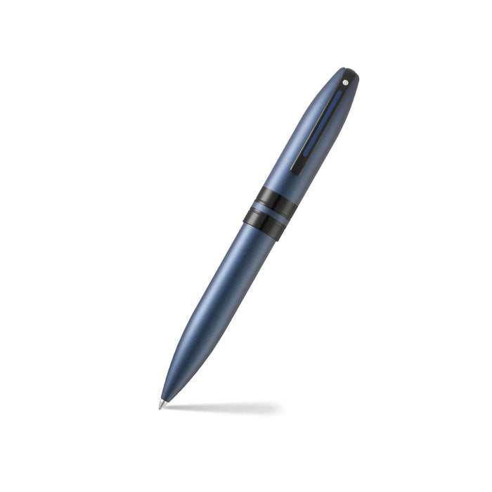 Sheaffer ICON 9110 Metalic Blue Ballpoint Pen With Gloss Black Trim — Mango