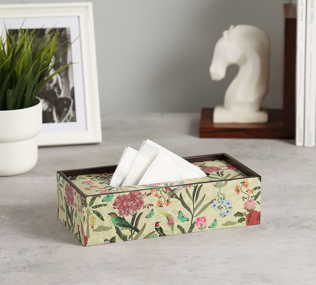 INDIA CIRCUS - Tissue Box Holder | Bird Land — Mango